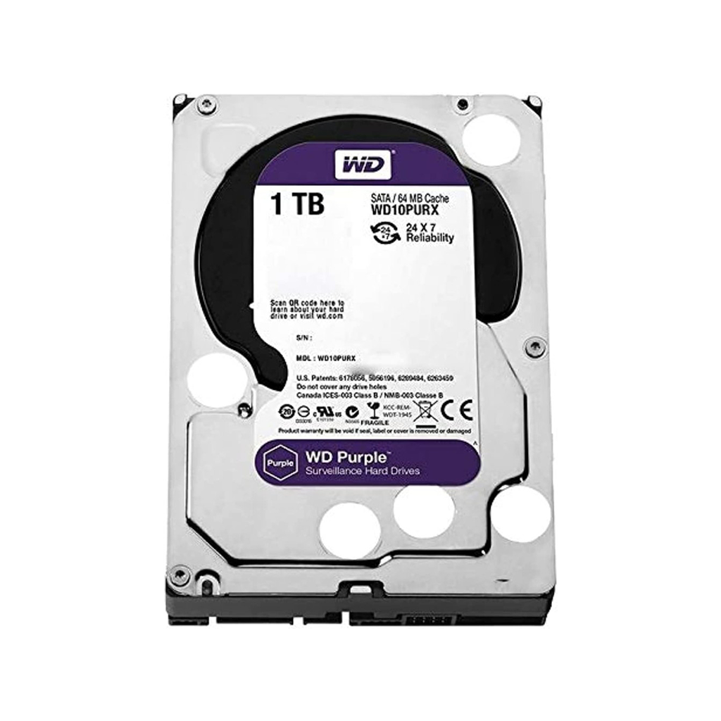 Western Digital 1 TB Surveillance Hard Disk Drive (WD11PURZ) | AlHasoob ...
