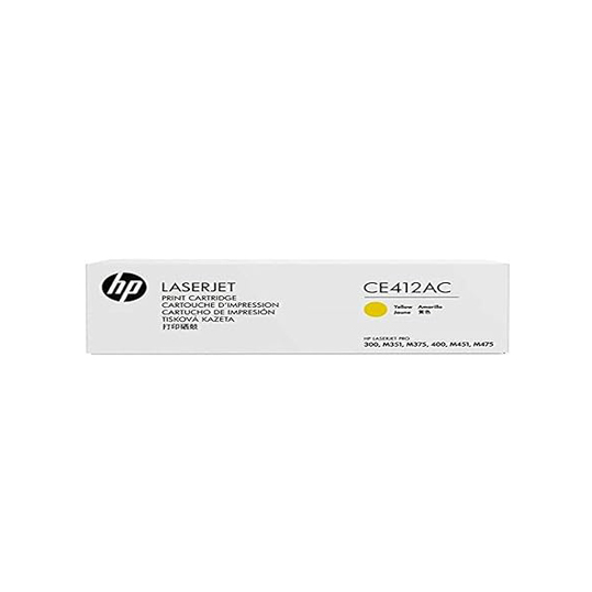 Hp LaserJet CE412AC Yellow Toner Cartridge for CLJ PRO400 (CE412AC ...
